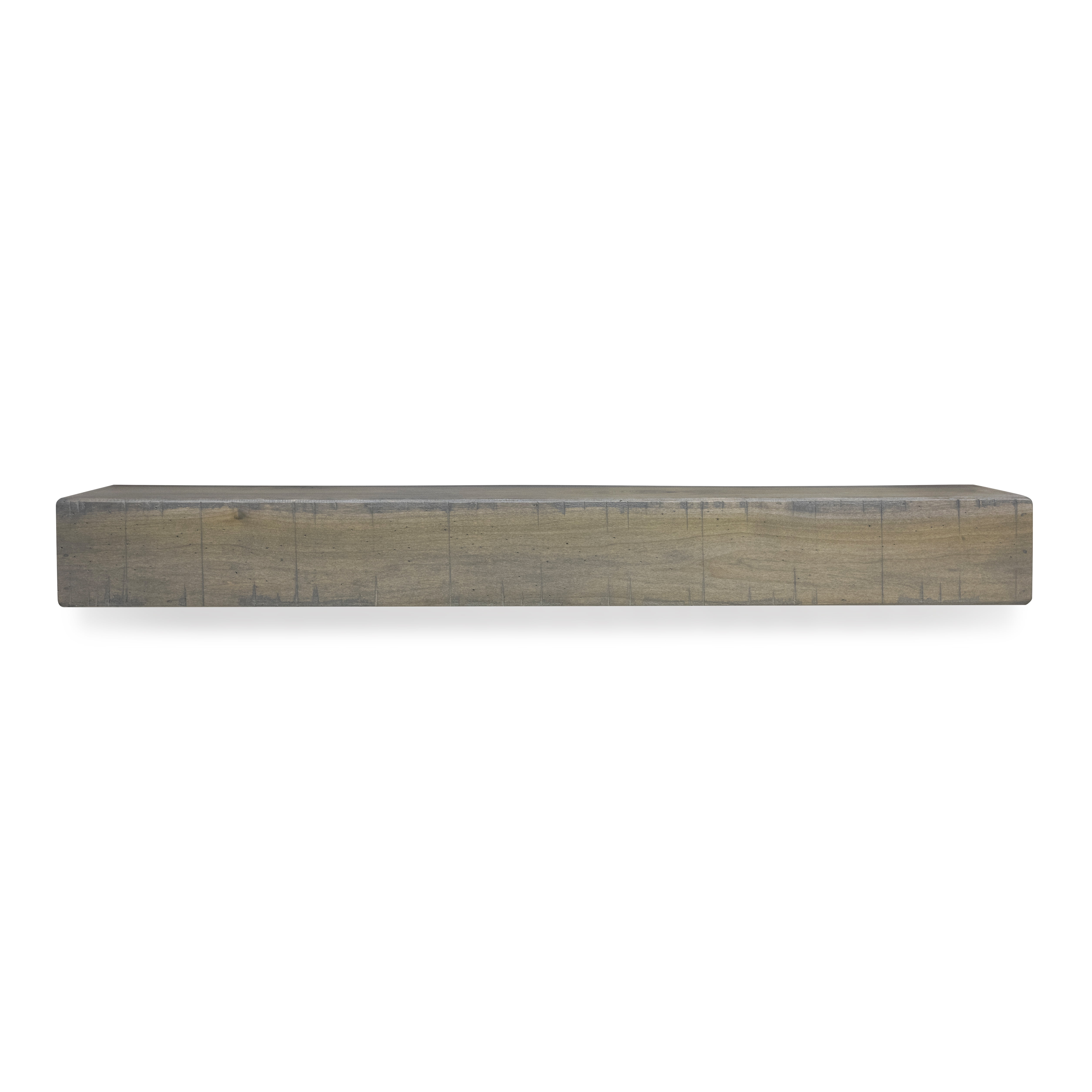 Modern Rustic 72 in. Ash Gray Mantel - Walmart.com