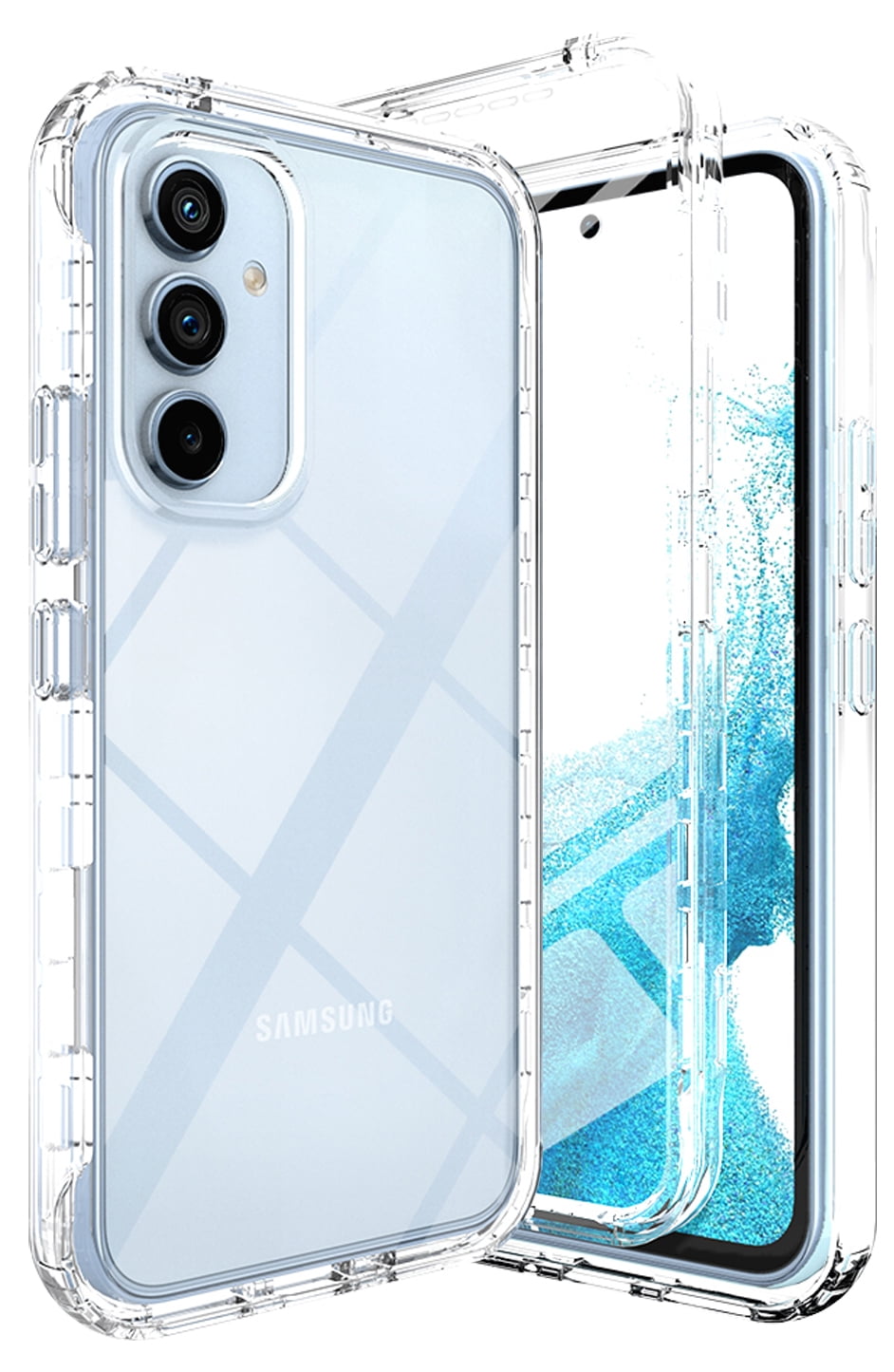 TJS for Samsung Galaxy A54 5G Phone Case, with Built-in Screen ...