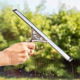 Libman 12" Wide Stainless Steel Squeegee Black Rubber Assembled Product ...