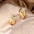 Butterfly Sweet Shape Earrings Exquisite Fashion Temperament 14K Yellow ...