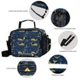 ALAZA Anchor Whales Lunch Box Insulated Cooler Bag Reusable Tote Bags ...