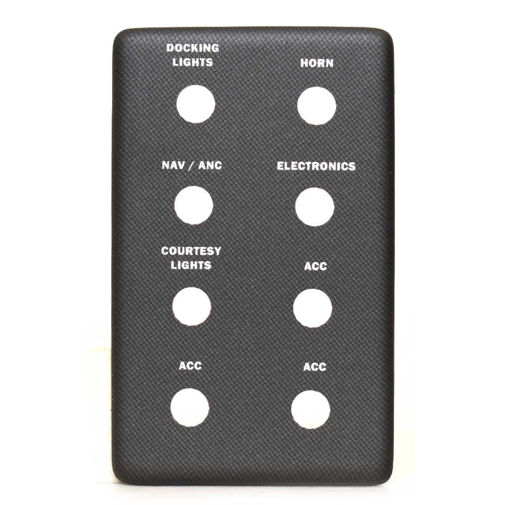 Crest Pontoons Boat Blank Switch Panel | Carbon fiber 6 1/2 x 4 Inch ...