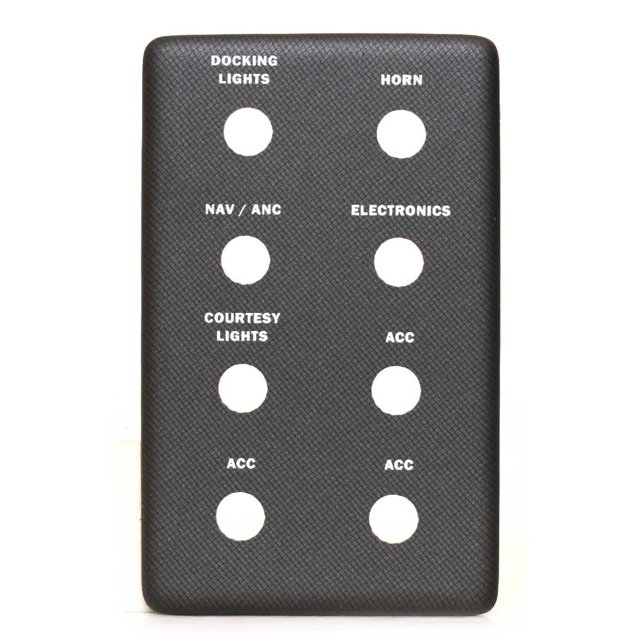 Crest Pontoons Boat Blank Switch Panel | Carbon fiber 6 1/2 x 4 Inch ...