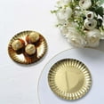 Efavormart 50 Pack | 5" Metallic Gold Scalloped Rim Dessert Paper ...