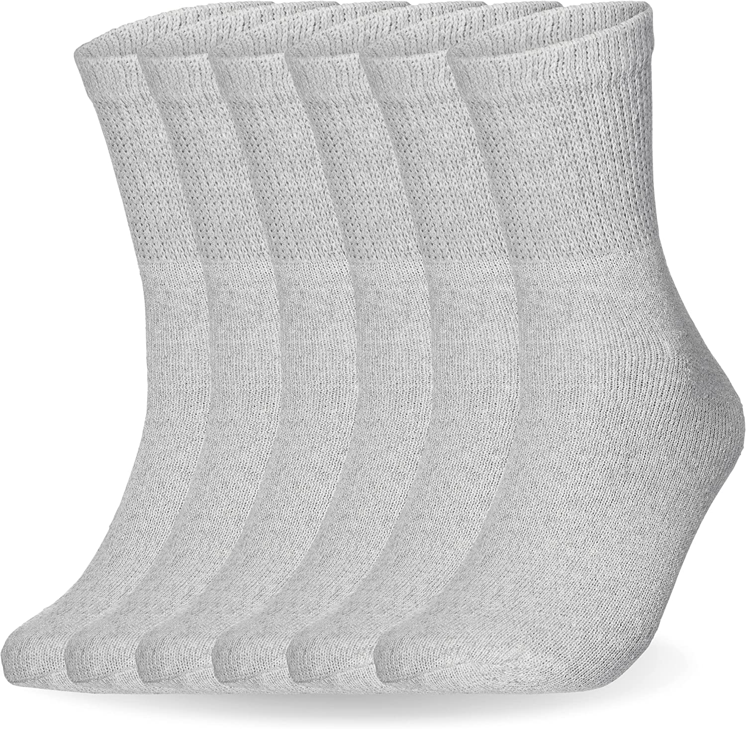 Special Essentials 6 Pairs Cotton Diabetic Ankle Socks For Men Women