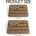 Airport Runway Funny Welcome Mat Non Slip Washable Doormat Bathroom