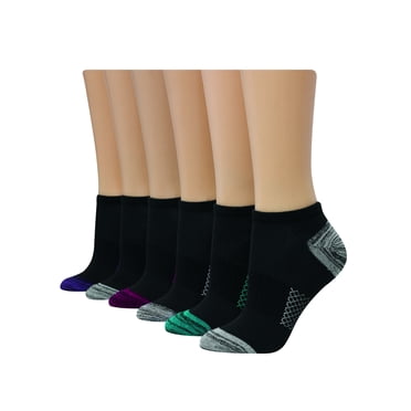 Ladies Super Soft Ankle Socks, 6 Pack - Walmart.com