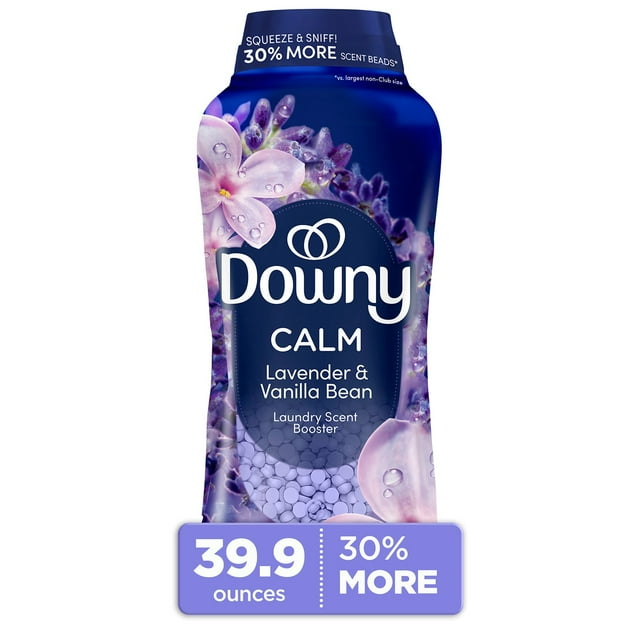 Downy Infusions In-Wash Scent Booster Beads, CALM Lavender+Vanilla Bean ...