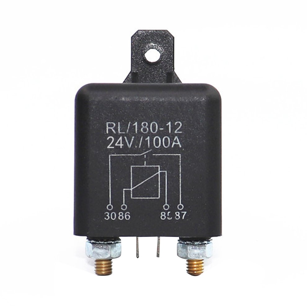 High Current Relay Starting Relay 100A 12V/24V Power Auto Start Relay ...