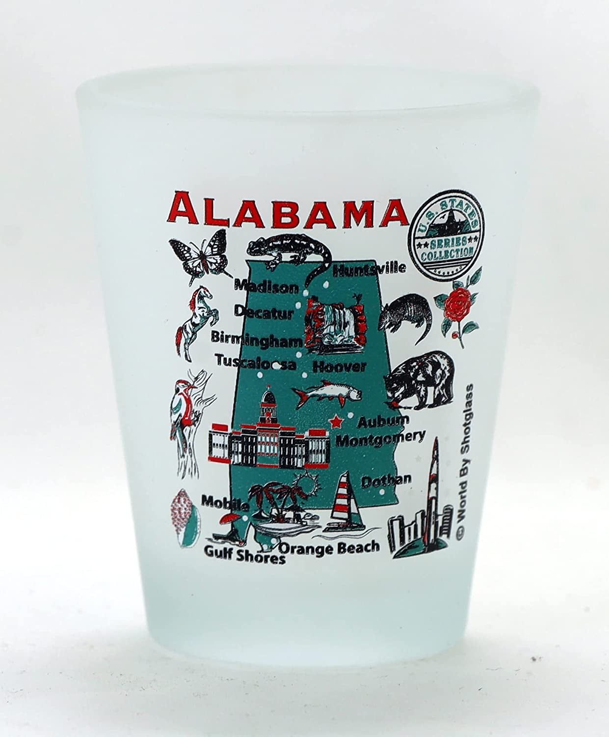 Alabama US States Series Collection Shot Glass - Walmart.com