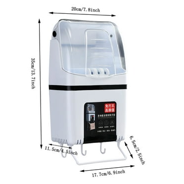 Dish Dryer in White and Clear - Walmart.com