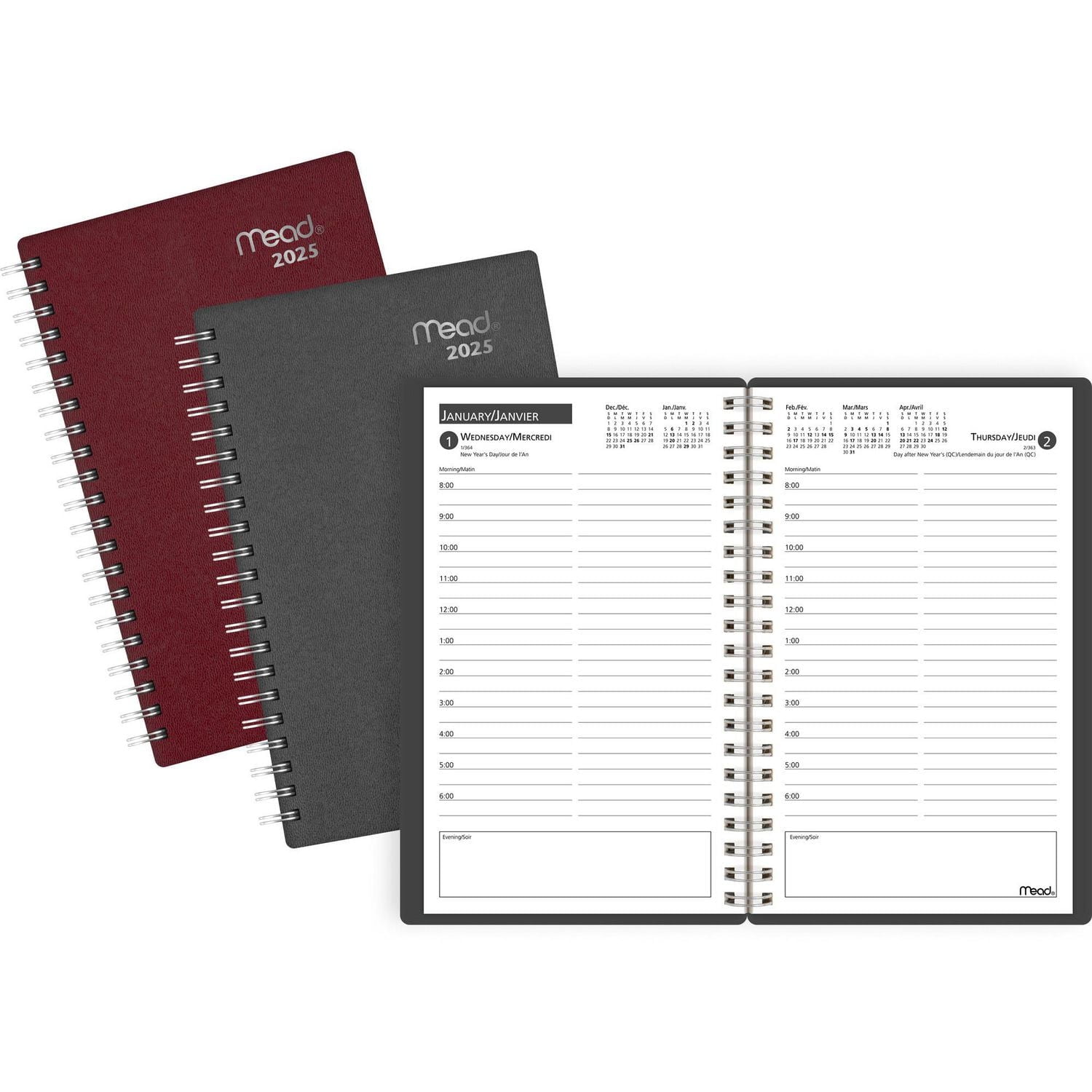 Mead Fashion Medium 2025 Daily Planner, Planner - Walmart.ca