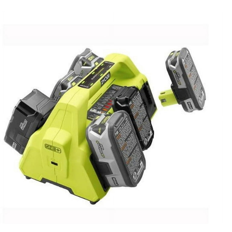 Ryobi P135 18V One 6 Port Rechargeable Lithium Ion Battery Supercharger Charger Only Walmart