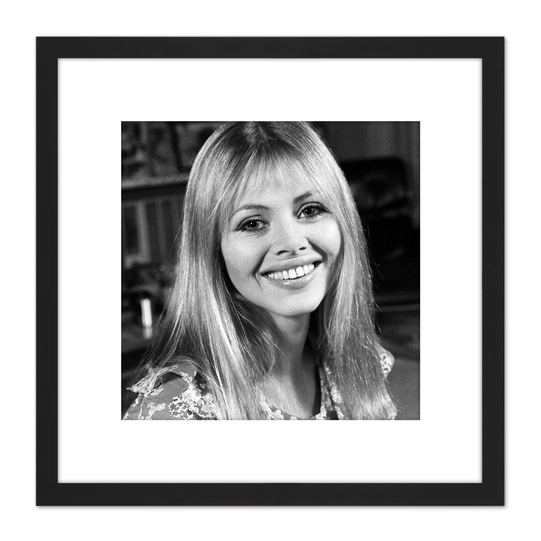 Warren Portrait Actress Britt Ekland Colour Photo 8X8 Inch Square ...