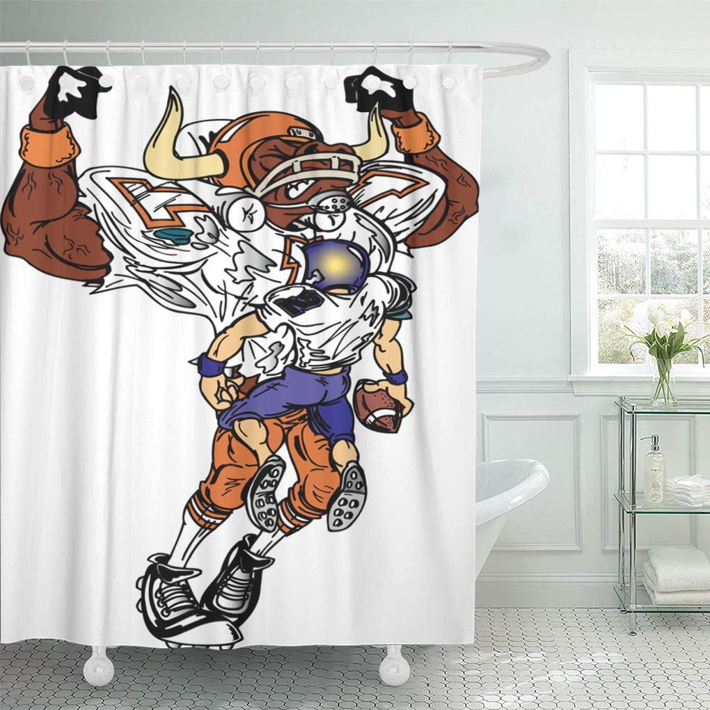 Cynlon Texas Orange Austin Longhorn Football Burnt Athlete Big Bull