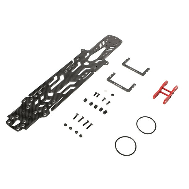 RC Drift Racing Chassis, 2 Layer Hollow Design Wearproof RC Car Bottom ...