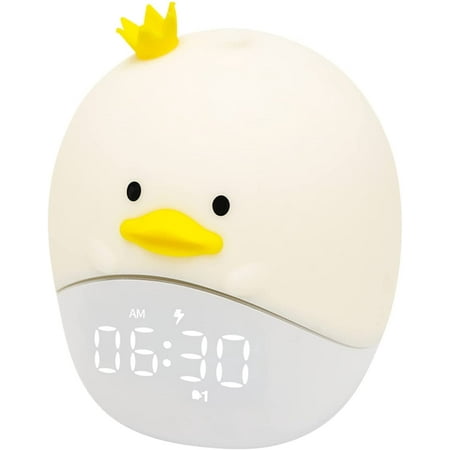 HUACA Children's Alarm Clock,Cartoon Animal Alarm Clock,Student LED ...