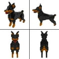 957 Pieces Micro Dog Building Blocks Doberman pinscher Mini Pet ...