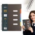 54-Tab Organizer Notebook, Oimcto B5 Multi Subject Notebook with 4 ...