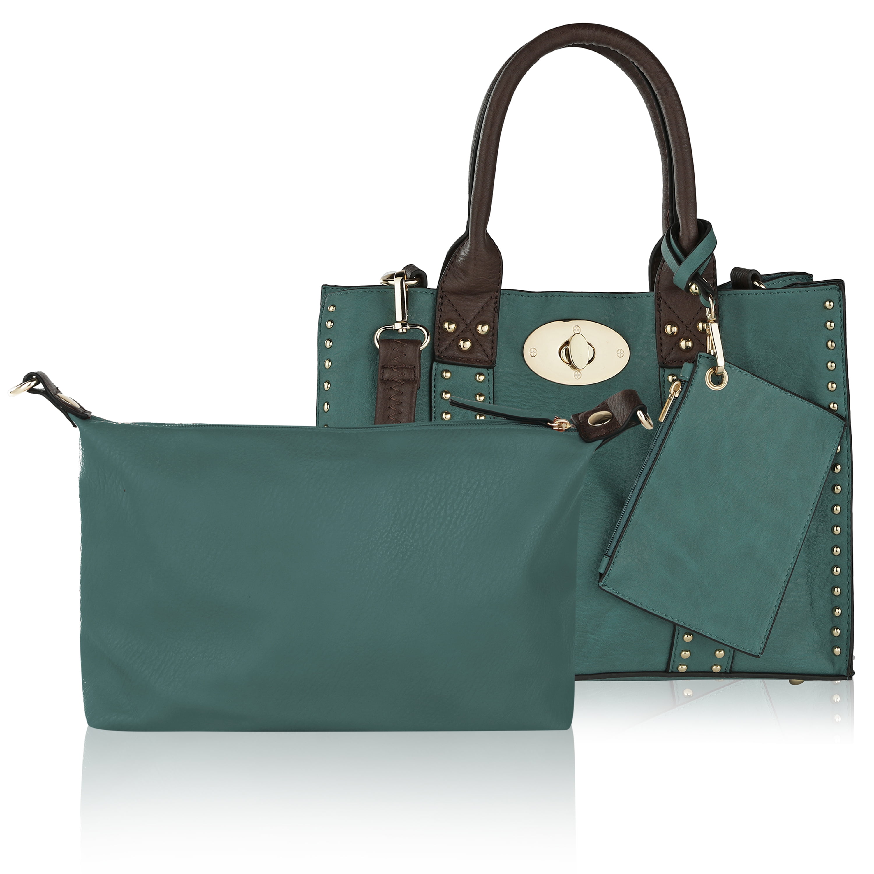 MKF Collection 3 Pieces Elissa Satchel Handbag, Pouch and Coin Purse by ...