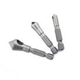 WSTEER 3 Pcs Cobalt Steel Single-End Countersink Chamfer Tool Deburring ...