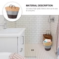 BESTYASH Clothing Storage Basket Plastic Woven Khaki for Laundry ...