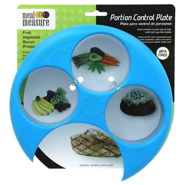 Universal Body Labs Divided Portion Control Plates Melamine Round for ...