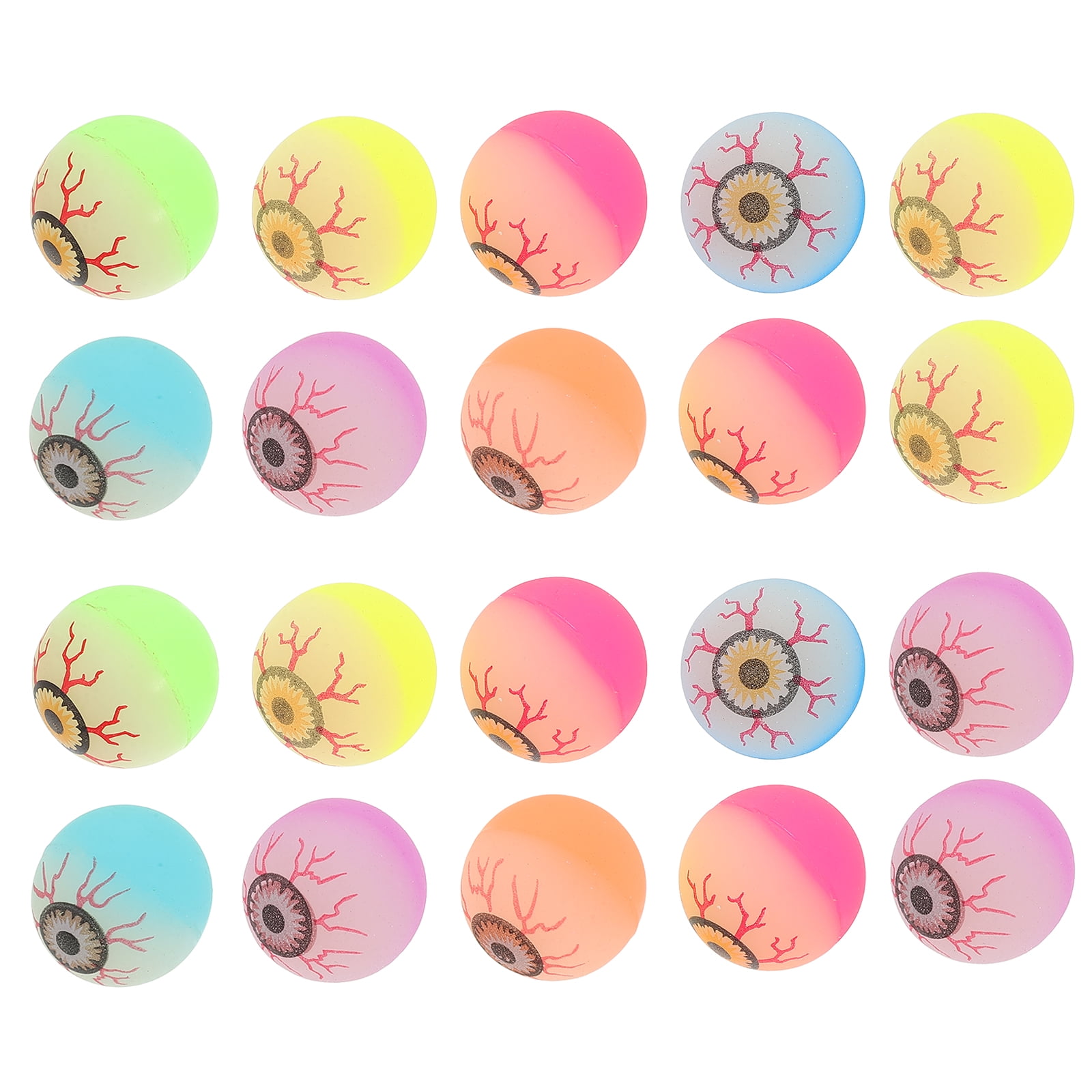 Click here for Masteelfca 25pcs Eyeball Eye Rubber Bouncy Balls P... prices