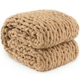Free Shipping! Carriediosa Chunky Knit Throw Blanket Handmade Soft ...