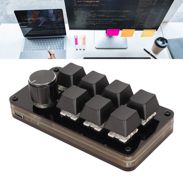 Mini 7 Key Keypad, Efficient Hotswap One Handed Macro Programming ...