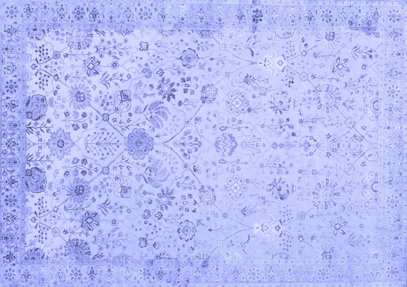 Ahgly Company Indoor Rectangle Abstract Blue Contemporary Area Rugs, 5 ...