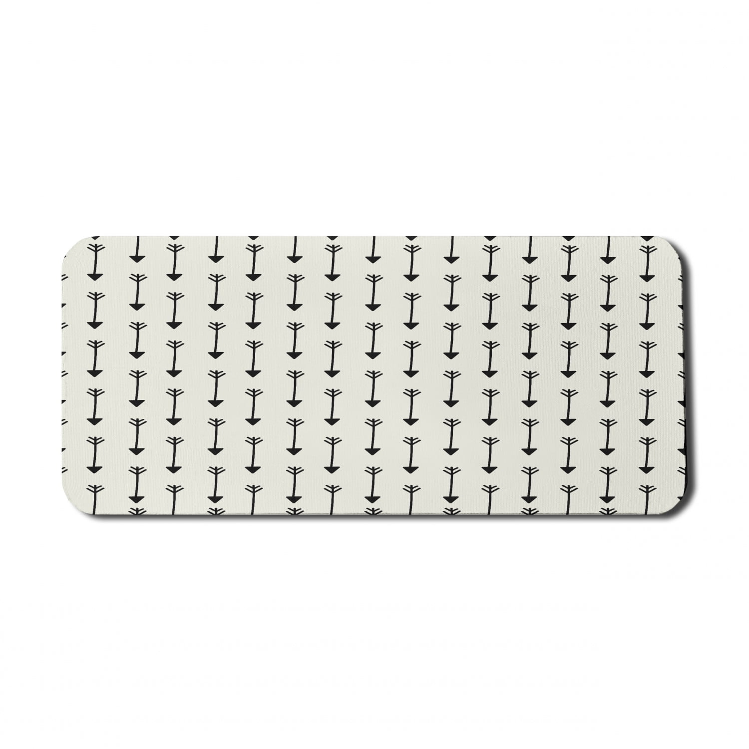 Arrow Computer Mouse Pad, Various Arrow Patterns on Retro Background ...