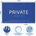 ADA CENTRAL SIGNS - 6" X4" Private Sign - ADA Compliant Tactile ...