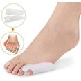 Silicone Gel Toe Separator/Spacer/Straightener - Bunion Toe Corrector ...
