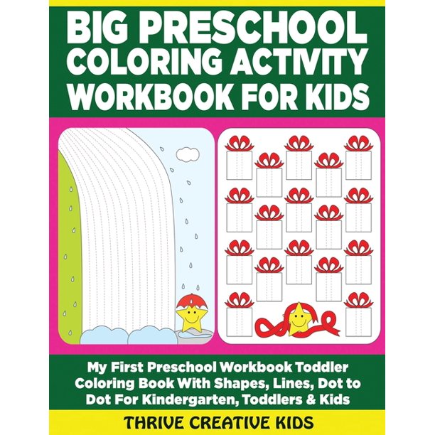 Preschool Toddler Coloring Book: Big Preschool Coloring Activity ...