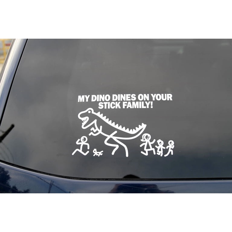 Stick Family Decals Car