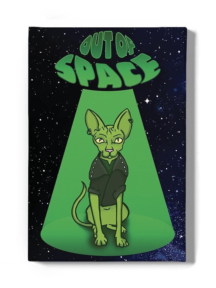 Out Of Space Sphynx Feline Wrapped Canvas -Smartprints Designs ...
