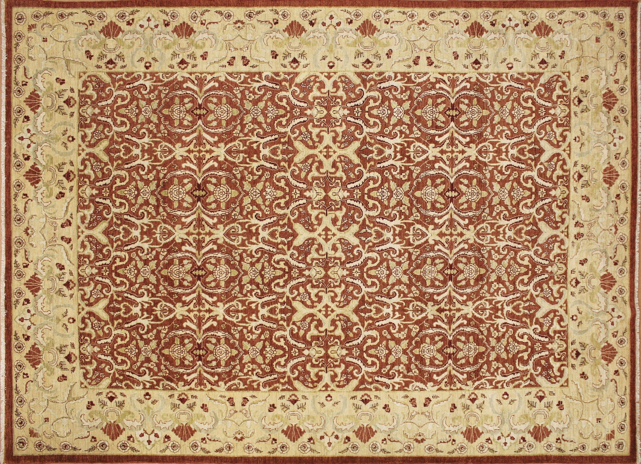 Sun-Faded Wesley Rust/Gold Rug, 8'10" x 11'11" - Walmart.com