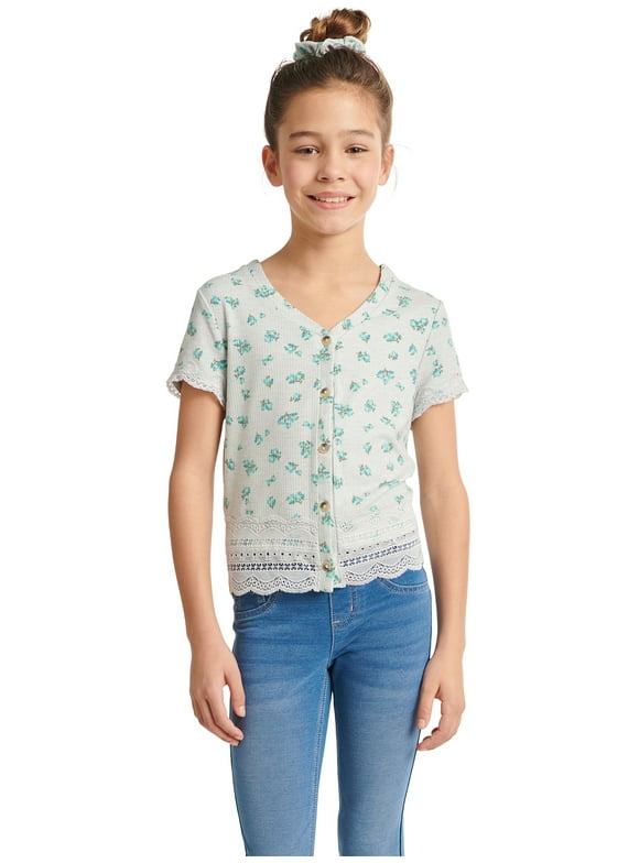 Justice Tops & T-Shirts in Justice Clothing - Walmart.com