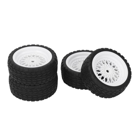 RC Racing Car Tires, 1/10 Scale Stable Flexible RC Wheel Tires For RC ...