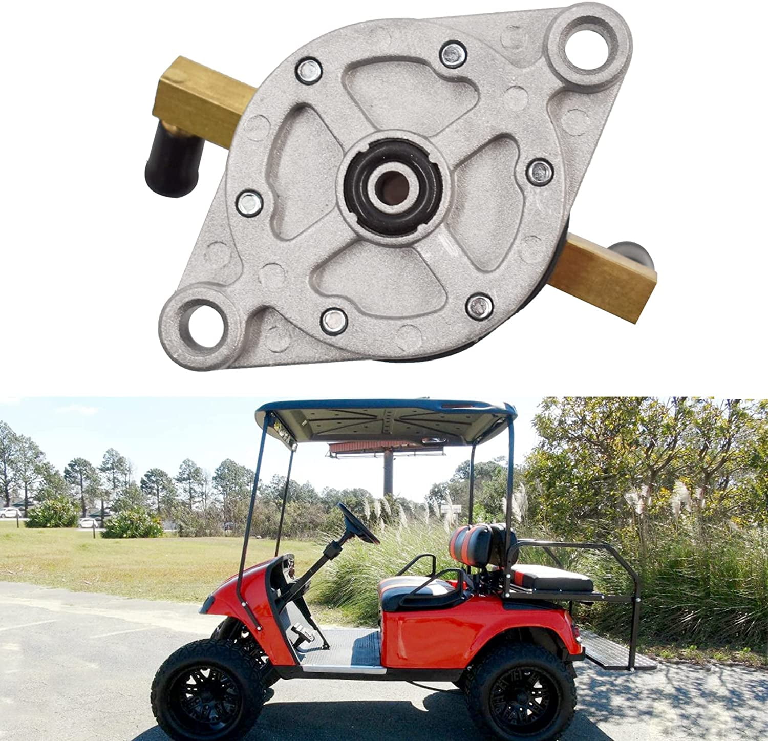 ALL-CARB Golf Cart Fuel Pump Replacement for Golf Cart 2 - Cycle Gas ...