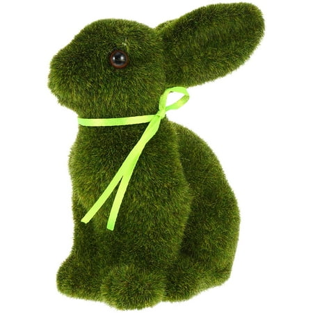 IGUOHAO Turf Grass Rabbit Artificial Turf Grass Bunny Standing Moss ...