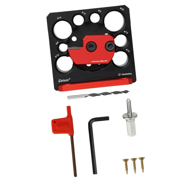 Dowel Plate Adjustable Dowel Maker, 8 Holes Electric Drill Milling ...