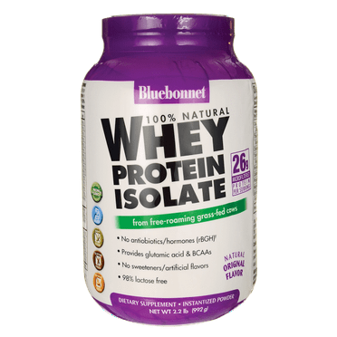 Bluebonnet Nutrition Whey Protein Isolate Powder Chocolate Flavor, 2 ...