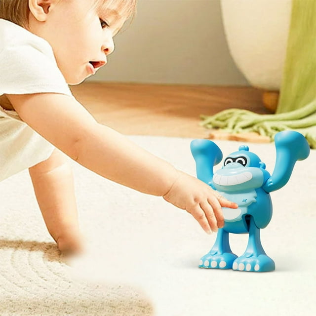 【Curated Selection】Wind Up Walking Toy Mechanical Animated Monkey With ...