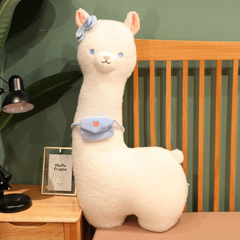 Cute 85-105CM Saddle Alpaca mythical animal plush toy Soft Plush Kawaii ...
