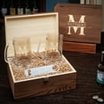 Oakmont Personalized Beer Mugs and Wooden Gift Box Set - Walmart.com