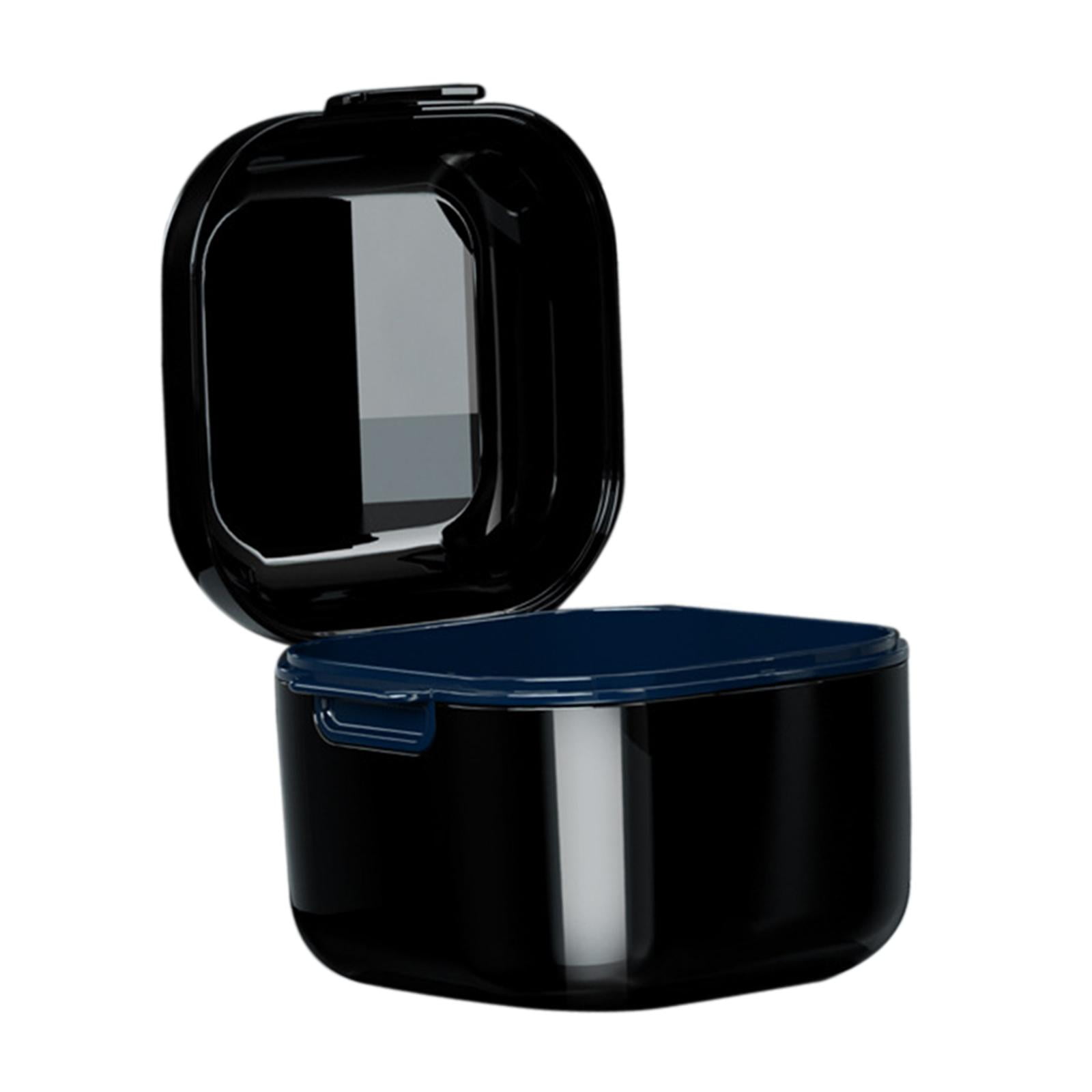 Case with Strainer Soak Container for Night Black - Walmart.com