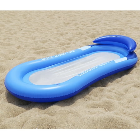 Water Inflatable Floating Bed,100kg Weight loading Beach Swimming Pool ...