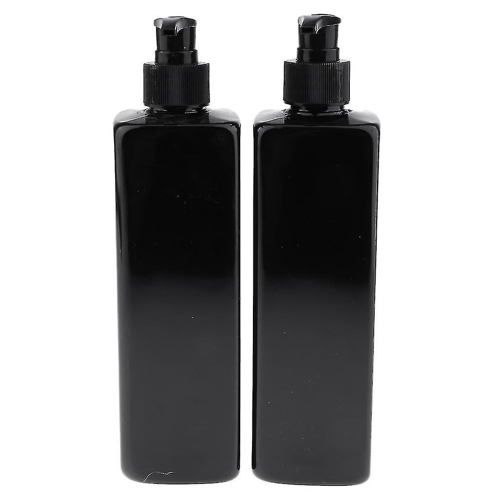 botellas de plástico negras, grandes, vacías, de 500 ml, con bombas de ...